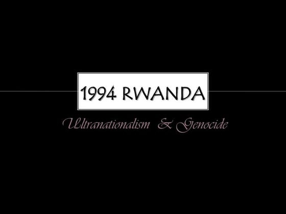 Rwanda Genocide | PPT