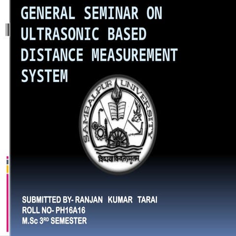 ULTRASONIC BASED DISTANCE MEASUREMENT SYSTEM.pptx