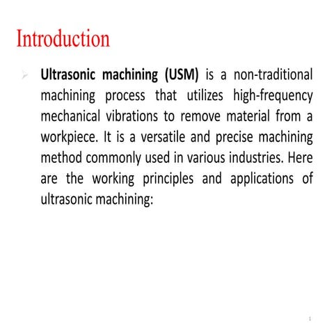 ultrasonic machining process and applications.pptx