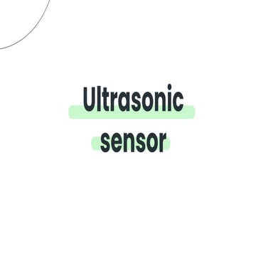 ultrasonic sensor.pptx