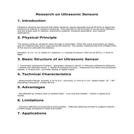 Research on ultrasonic sensor ofr TTU.pdf