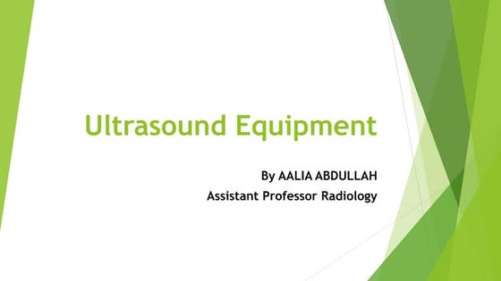 Ultrasonography | PPT