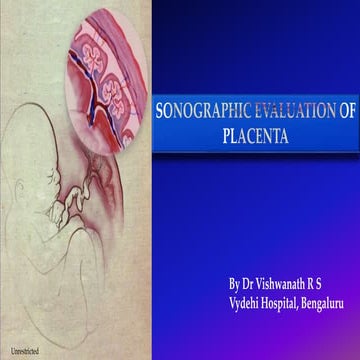 Ultrasound Imaging of Placenta | PPTX