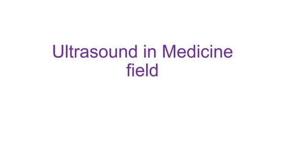 Ultrasonography | PPTX | Pregnancy | Reproductive Health