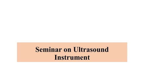 Usg diplay modes | PPT