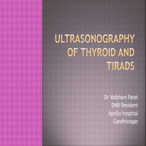 Ultrasound Thyroid Pptx