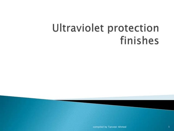 Anti static finish | PPT