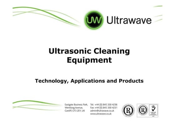 What is Ultrasonic Cleaning? | PDF