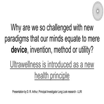 Ultrawellness Health Care Paradigm Presentation | PPTX