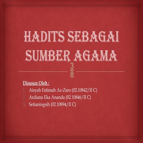ULUMUL HADITS presentasi perkuliahan.pptx