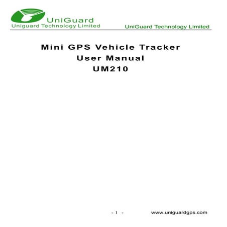 Mini GPS Vehicle Tracker with SOS,Engine Immobilize and Voice Monitor | PDF