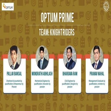 UHG Optum Case Competition 2018 PPT - Campus Finalists | PPTX