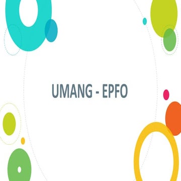 UMANG App - EPFO | PPTX