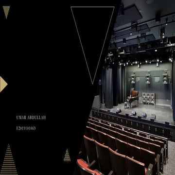 performing arts center and institute .pptx