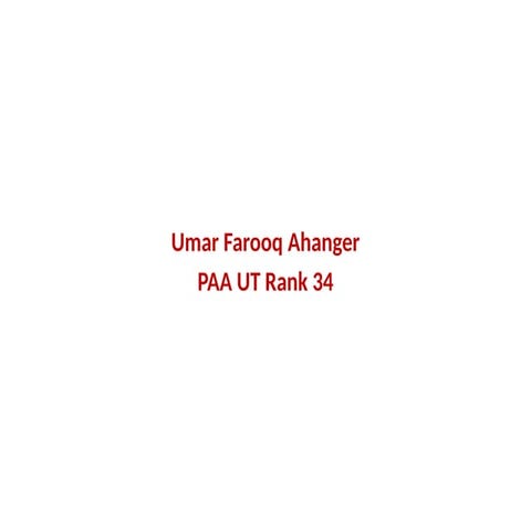 Umar Farooq .pptx for all exams in india | PPT