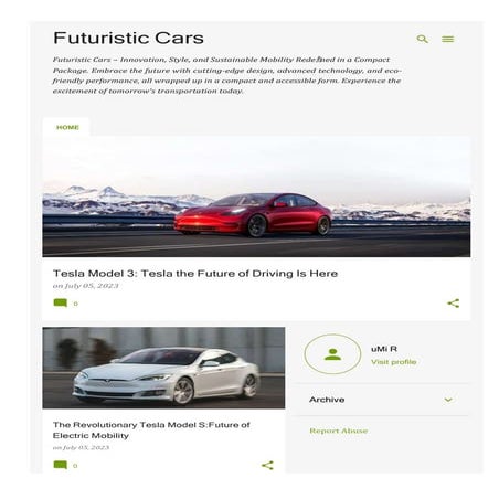 Futuristic Cars.docx