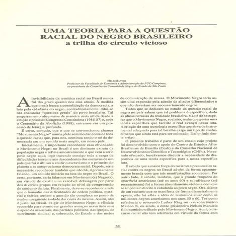 Uma teoria para a questão racial do negro brasileiro a trilha do ...