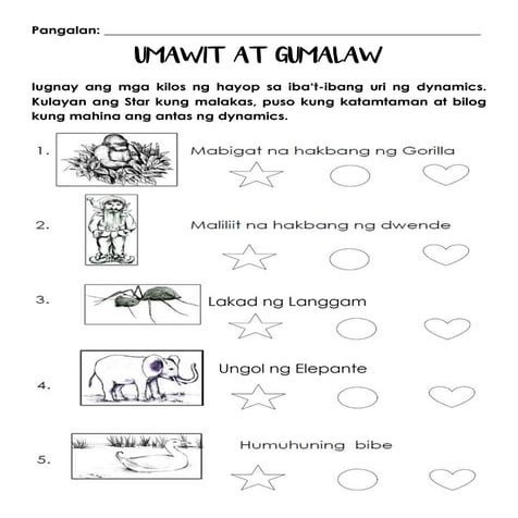 Umawit at gumalaw | PDF