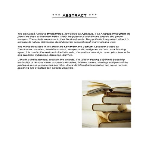 umbelliferae | DOCX