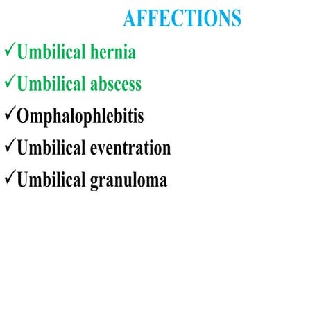 Umbilical disease | PPTX