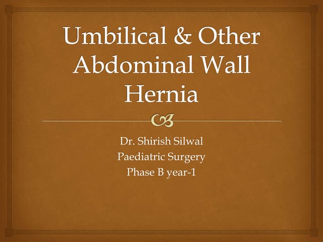 Hernia | PPTX