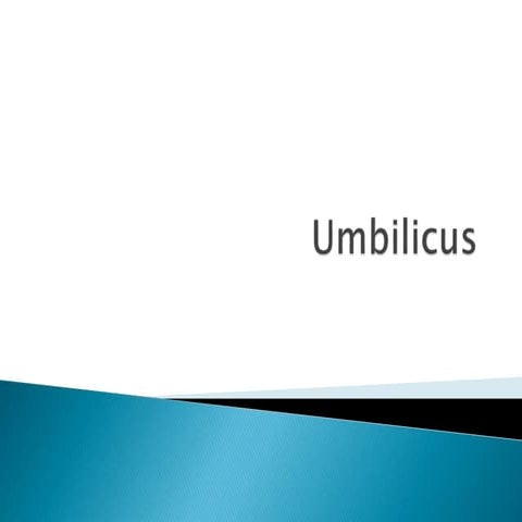 diseases of Umbilicus | PPTX