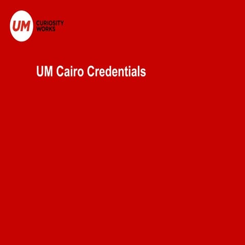 Um credentials digital v00 07-07-2014 | PPTX
