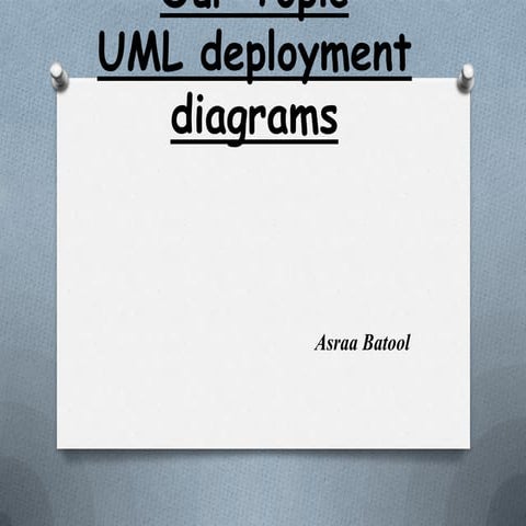 Uml Deployment Diagram Pptx