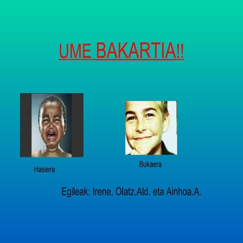 Ainhoa, Irene eta Olatz euskarako ipuina | PPT