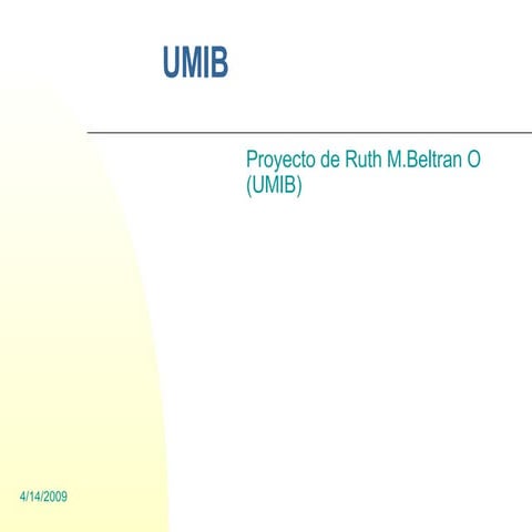 Umib Portafoliofinal | PPT