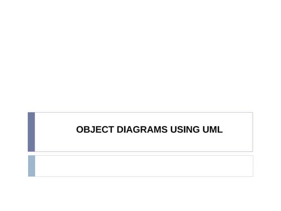 Ooad Object Diagram Ppt 6716