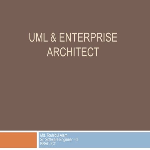 Uml and enterprise architect | PPT
