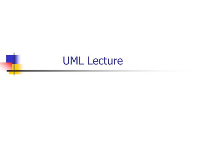 Uml Chart Designing Methods Lecturepptx