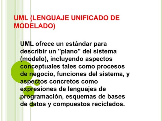 Introducción a UML | PPT