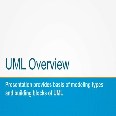 UML overview | PPT