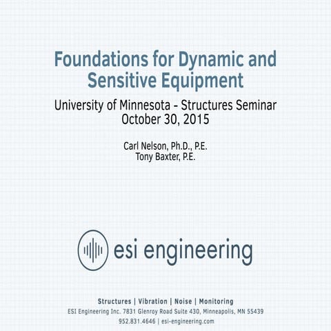 UMN_Dynamic_Foundations dynamic and sensitive equipments.pdf