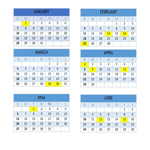 Umolker calendar | DOCX