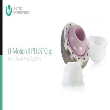 U Motion II Plus™ Cup | PPT