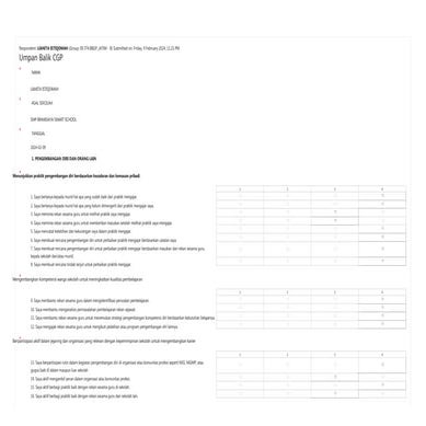 Umpan balik CGP angkatan 10 terbaru.docx | Free Download