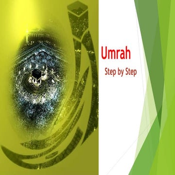 Umrah Step by Step 2019 | PPTX | Islam | Religion & Spirituality