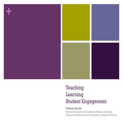 Teaching - Learning - Student Engagement | PPT