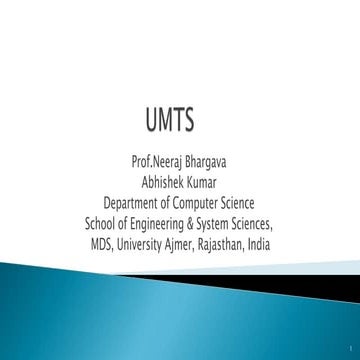 Umts | PPT
