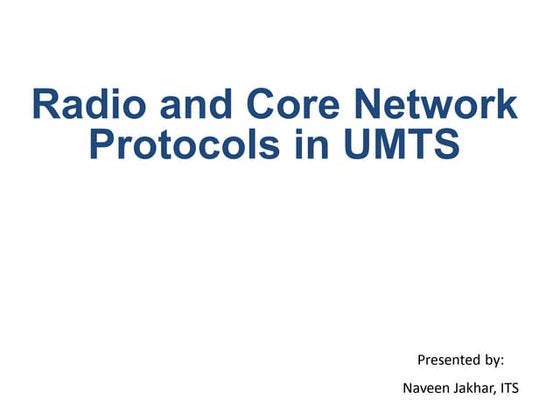 Umts system architecture | PPT