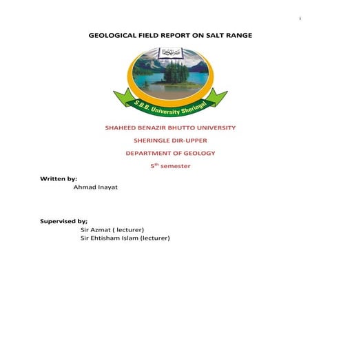 Geological field report_on_salt_range_333 | PDF