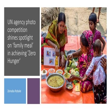UN agency photo competition shines spotlight on ‘family meal’ in ...