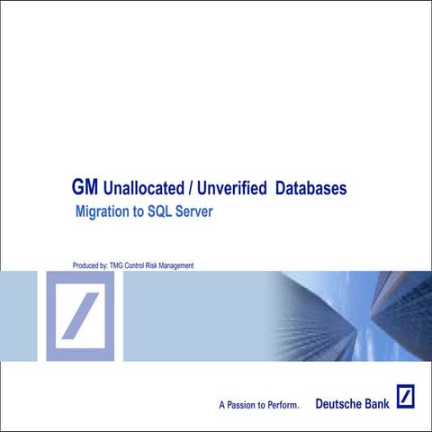 Access Db to SQL Server Migration | PPT