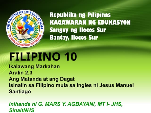ang-matanda at and dagat grade 10 filipino.pptx