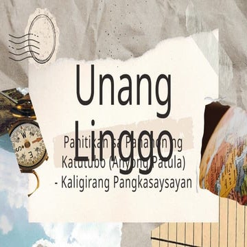 FILIPINO Unang Linggo - QUARTER 1.pptx