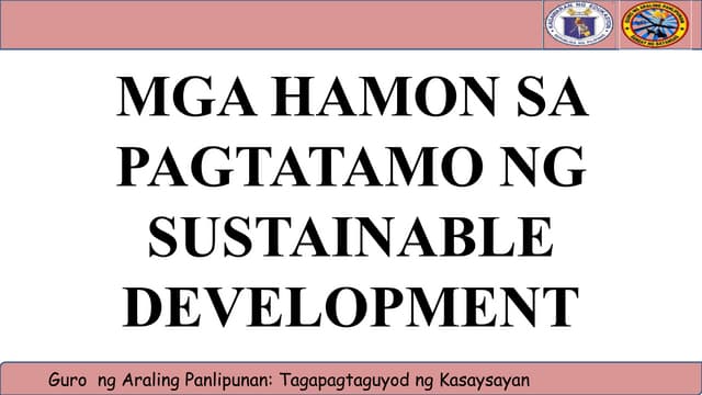 IKATLONG MARKAHAN ARALIN 2 Mga Modelo ng Pambansang Ekonomiya.ppt