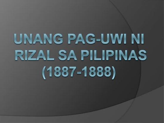 Mi último adiós (Ang Huling Paalam ni Rizal) | PPT
